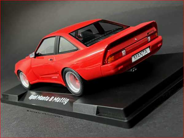MB-TuningCars - 1:18 Opel Manta B Mattig BREITBAU ROT EDITION mit OVP