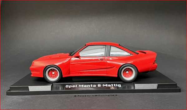 MB-TuningCars - 1:18 Opel Manta B Mattig BREITBAU ROT EDITION mit OVP