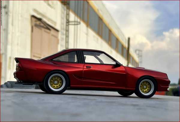 MB-TuningCars - 1:18 Opel Manta B Mattig BREITBAU ROT METALLIC EDITION ...