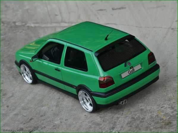 MB-TuningCars - 1:18 VW Golf MK3 GTi Color Concept 1995 Salsagrün + OZ ...