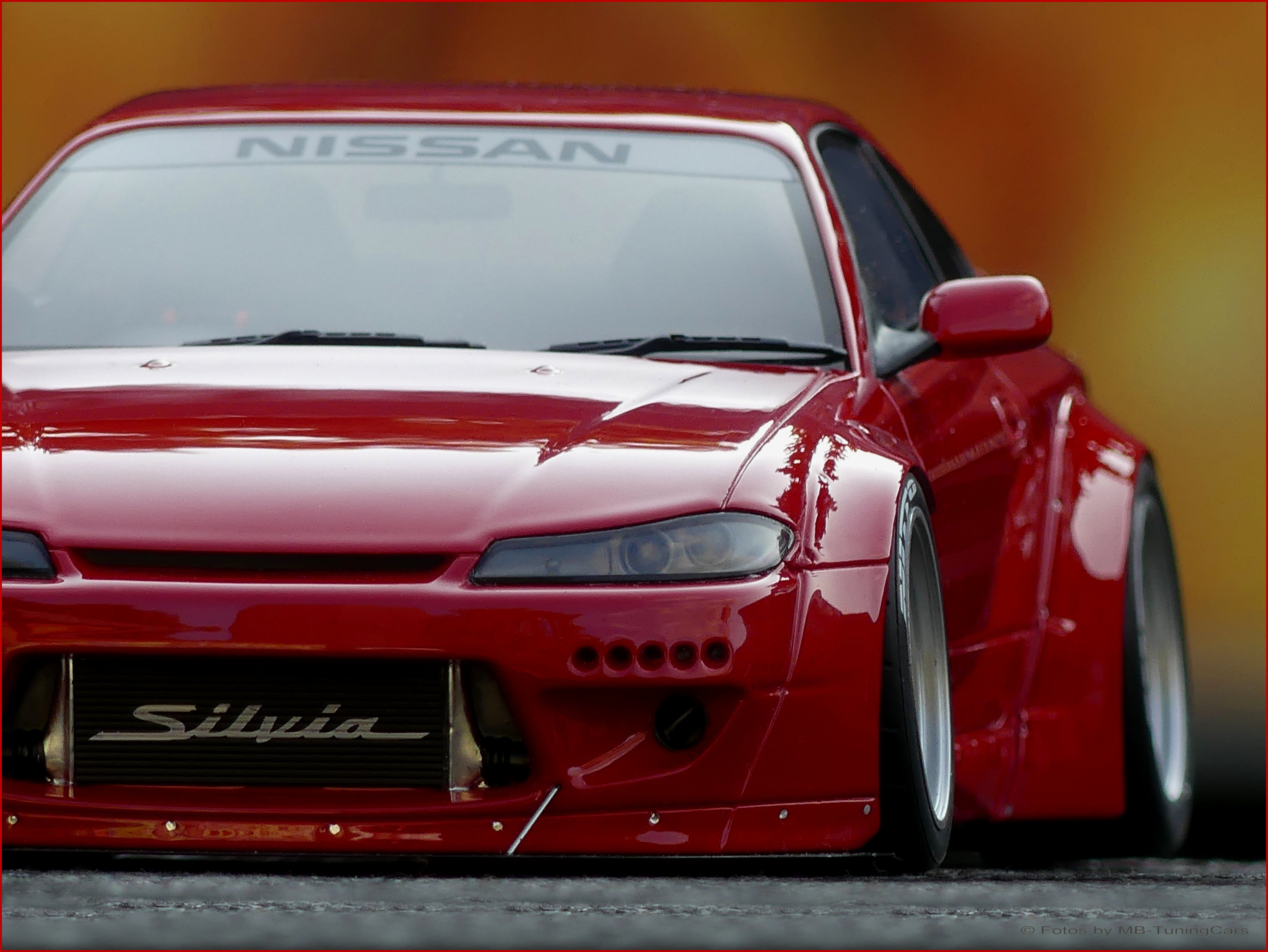 MB-TuningCars - 1:18 Nissan Silva S15 RocketBunny Breitbau 2014 Clean ...