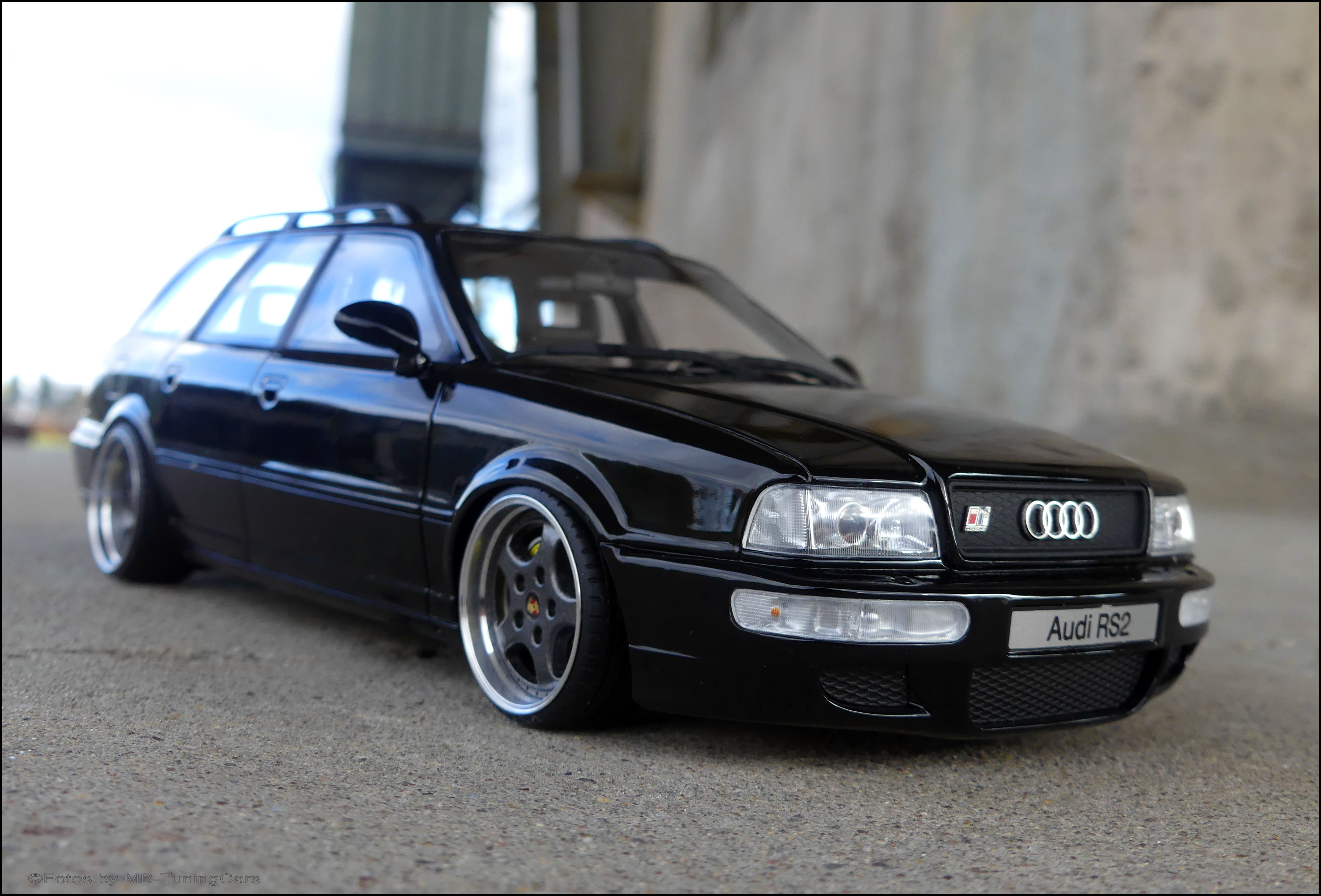 MB-TuningCars - 1:18 Audi 80 Avant RS2 2.2L 20V turbo Black Edition mit ...