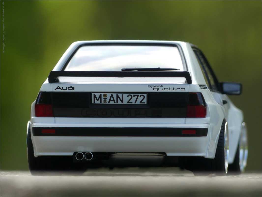 MB-TuningCars - 1:18 AUDI SPORT QUATTRO WEIß BBS EDITION [KURZ VERSION ...