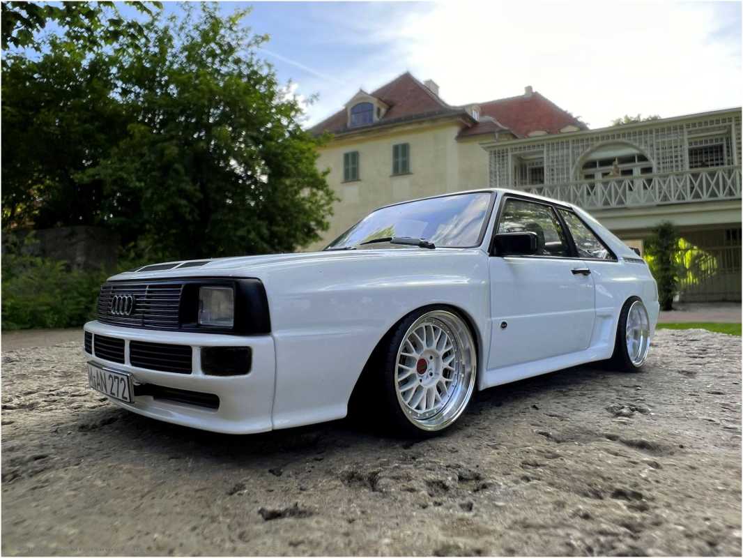 MB-TuningCars - 1:18 AUDI SPORT QUATTRO WEIß BBS EDITION [KURZ VERSION ...