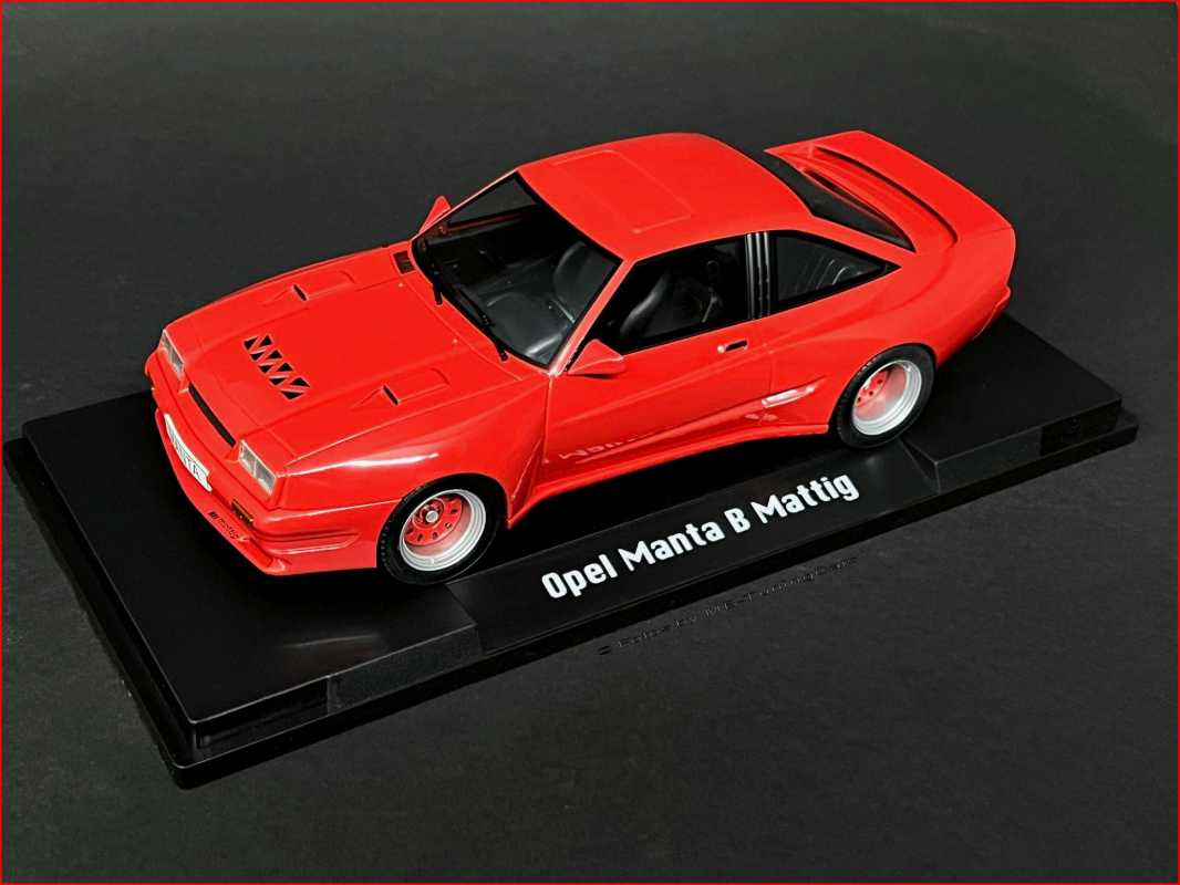 MB-TuningCars - 1:18 Opel Manta B Mattig BREITBAU ROT EDITION mit OVP