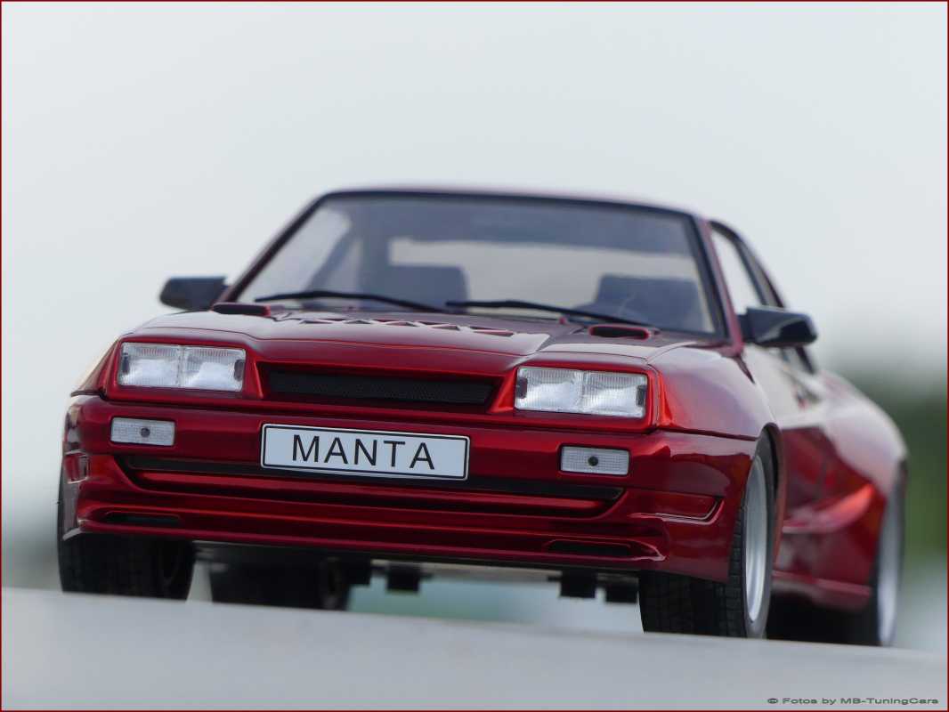 MB-TuningCars - 1:18 Opel Manta B Mattig WIDEBODY RED METALLIC EDITION ...