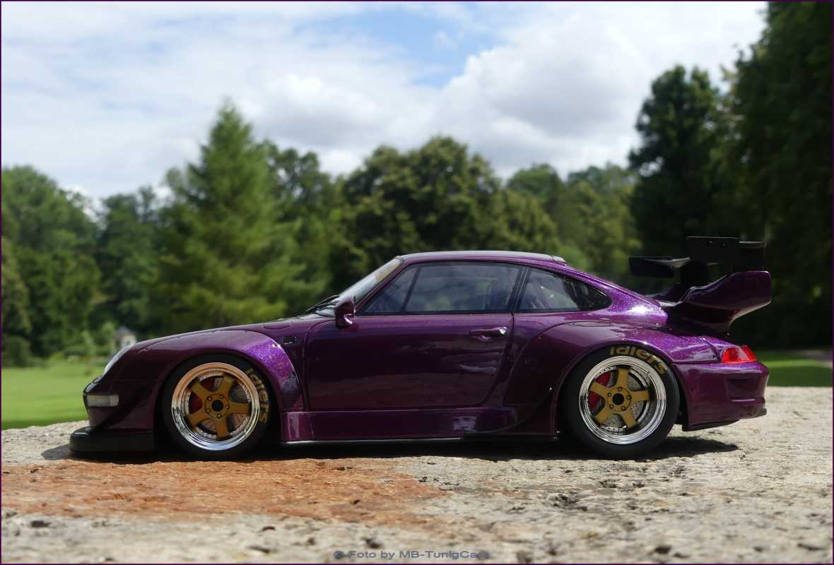 MB-TuningCars - 1:18 Porsche 911 993 RWB Widebody / Breitbau - Violett ...