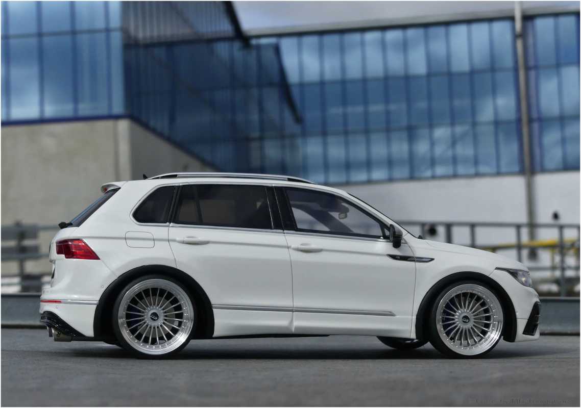 MB-TuningCars - 1:18 VW Tiguan R-Line in Weiß Edition mit MBTC Alu-Räder