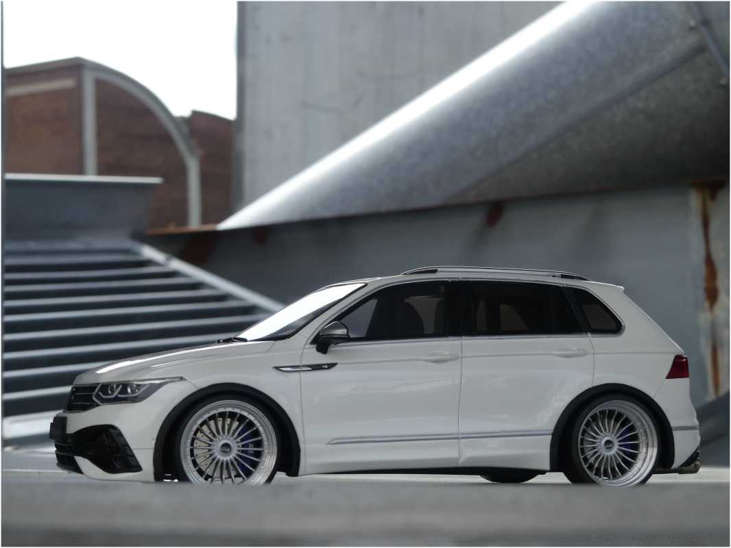 MB-TuningCars - 1:18 VW Tiguan R-Line in Weiß Edition mit MBTC Alu-Räder